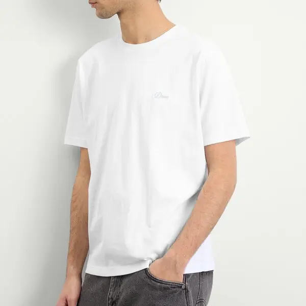 DIME Cursive Logo T-shirt - White