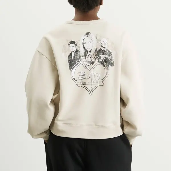 Adidas Buffy Crewneck Sweatshirt - Alumina