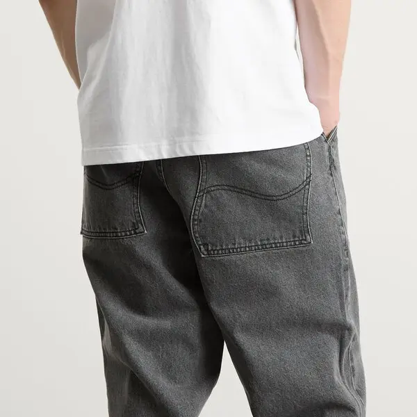DIME Classic Relaxed Denim Pants - Faded Black