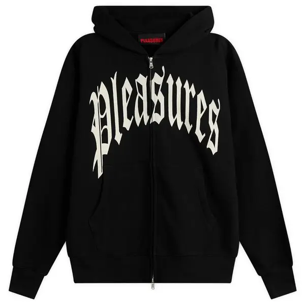 PLEASURES Twitch Zip Hoodie - Black