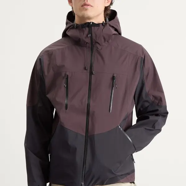 PURPLE MOUNTAIN OBSERVATORY Anvil Shell Jacket - Chocolate