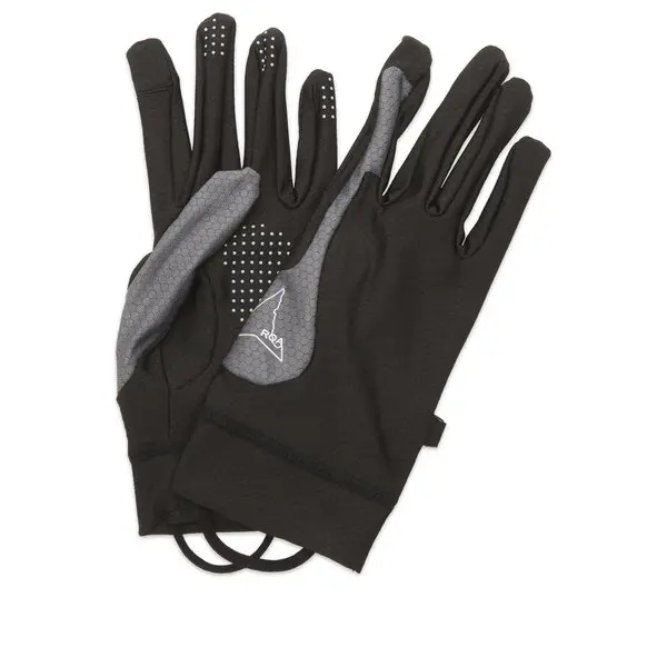 ROA Andie Base Layer Gloves - Black Grey