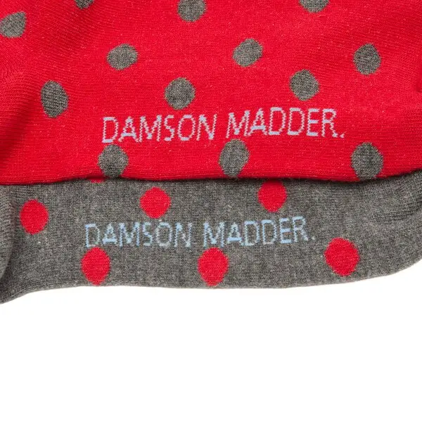 DAMSON MADDER 2-pack Socks - Red