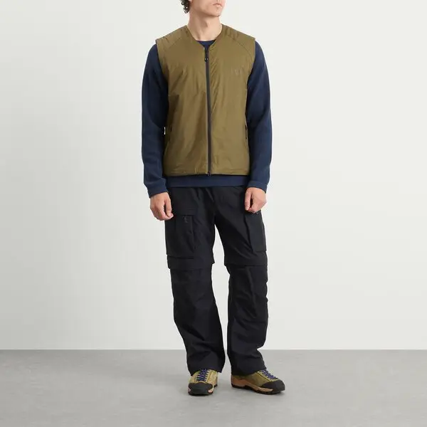 PURPLE MOUNTAIN OBSERVATORY Peaks Gilet - Dark Olive