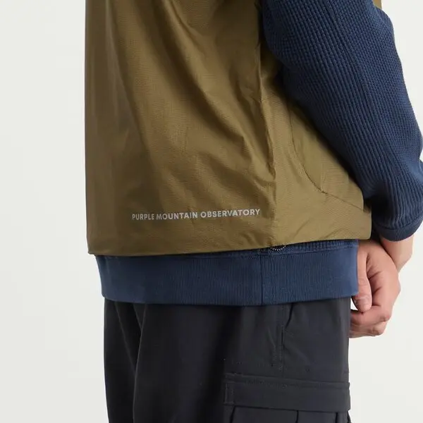 PURPLE MOUNTAIN OBSERVATORY Peaks Gilet - Dark Olive