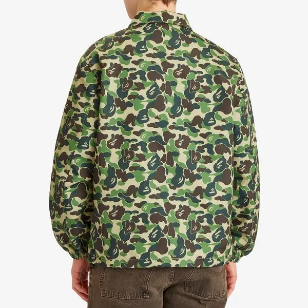 A BATHING APE Abc Camo Nyc Logo Coach Jacket