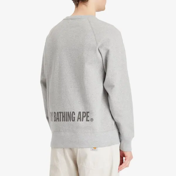 A BATHING APE Ape Face Crewneck Sweatshirt