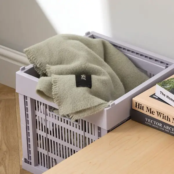 HAY Cube Recycled Crate - Lavender