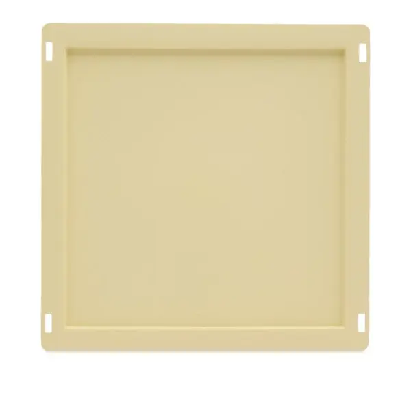 HAY Medium Square/cube Recycled Crate Lid - Light Yellow