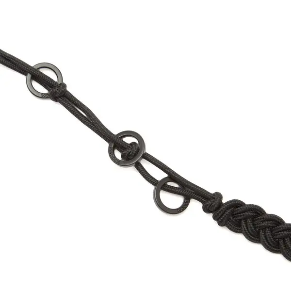 TOPOLOGIE Braided Keychain - Black