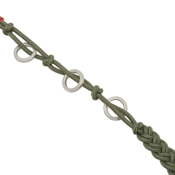 TOPOLOGIE Braided Keychain - Deep Forest