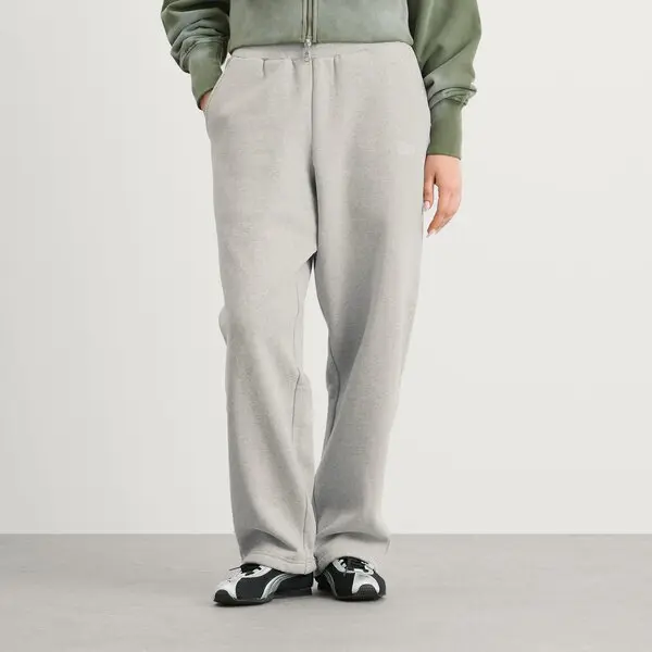 DIME Cursive Logo Sweatpants - Heather Gray