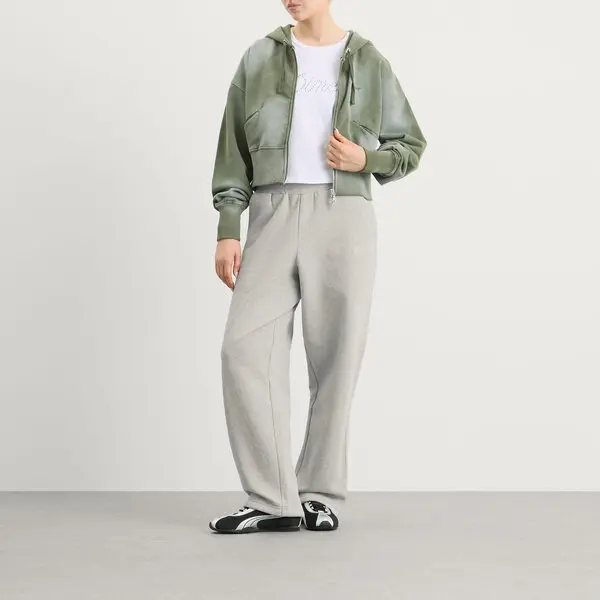 DIME Cursive Logo Sweatpants - Heather Gray