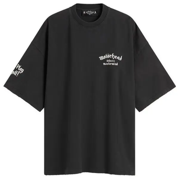 END. X Mastermind World X Motorhead Delivers T-shirt - Black