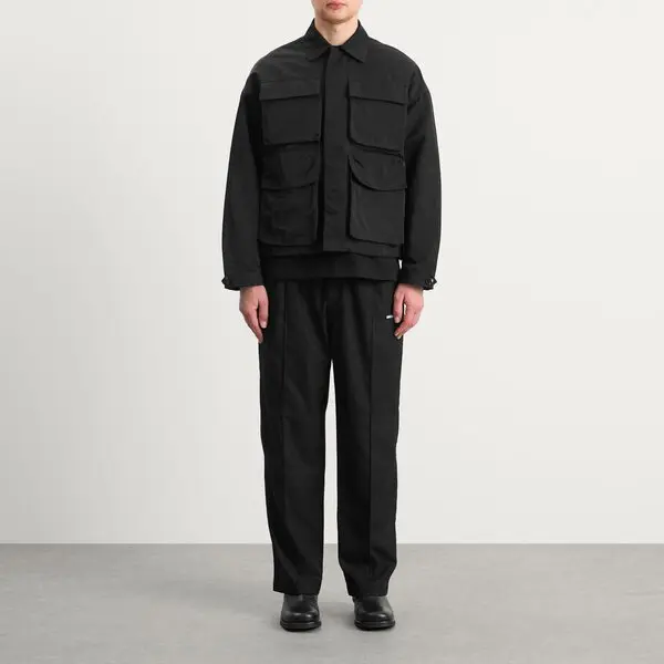 MKI MIYUKI ZOKU Silky Nylon Box Overshirt
