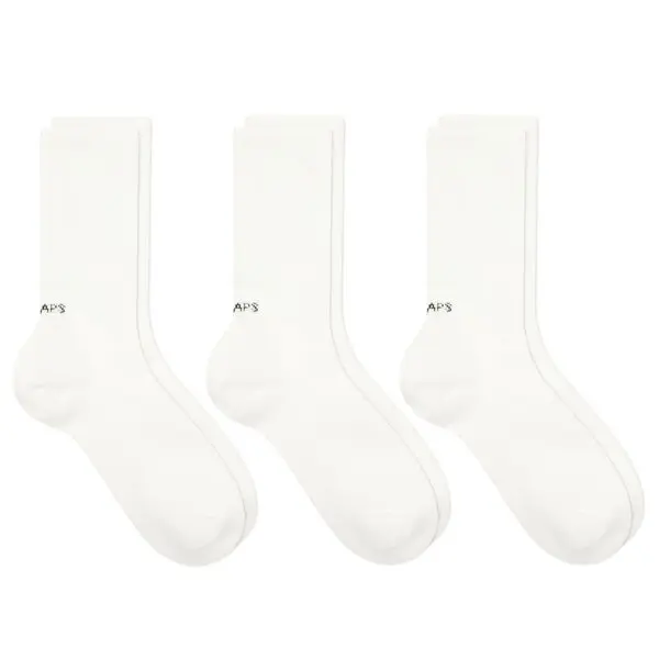 WTAPS Skivvies Socks 3 Pack - White
