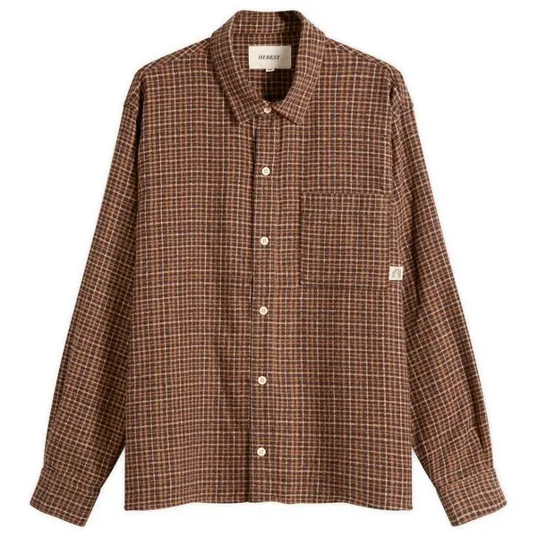 HERESY Deft Shirt - Orange Check