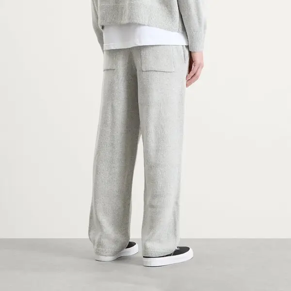 MKI MIYUKI ZOKU Mohair Blend Knit Wide Leg Joggers