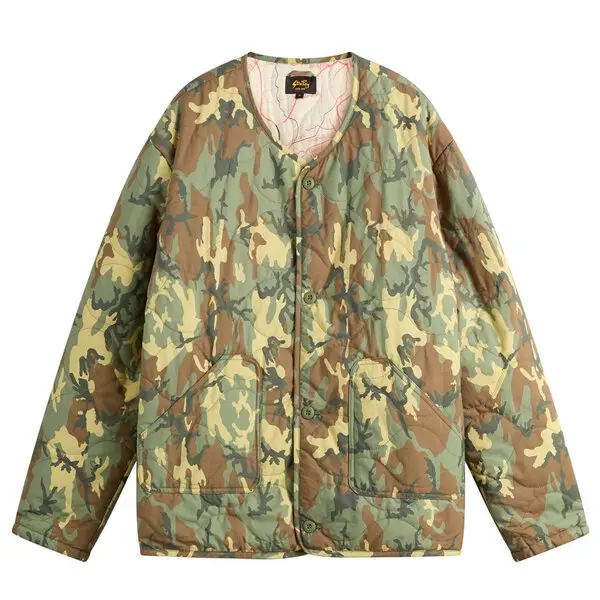 STAN RAY Quilted Liner Jacket - Woodland Dpm