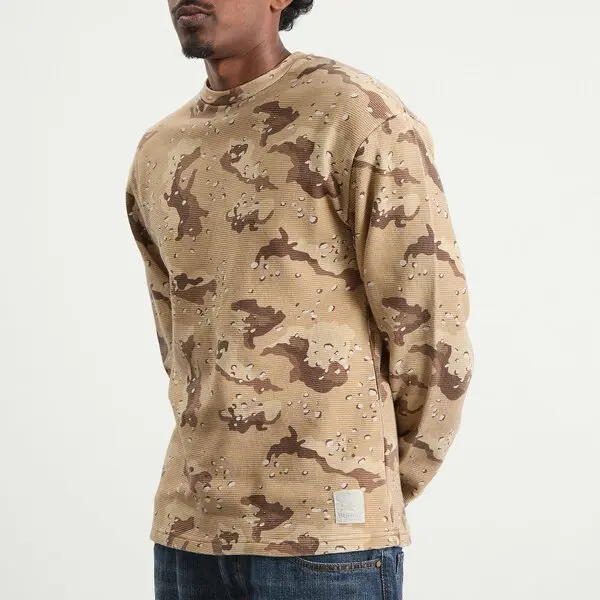 BUTTER GOODS Long Sleeve Waffle Top