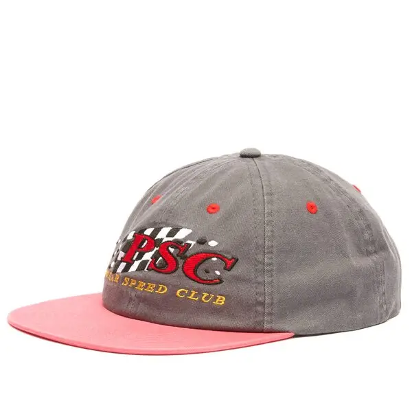POLAR SKATE CO. Speed Club Cap - Grey/red