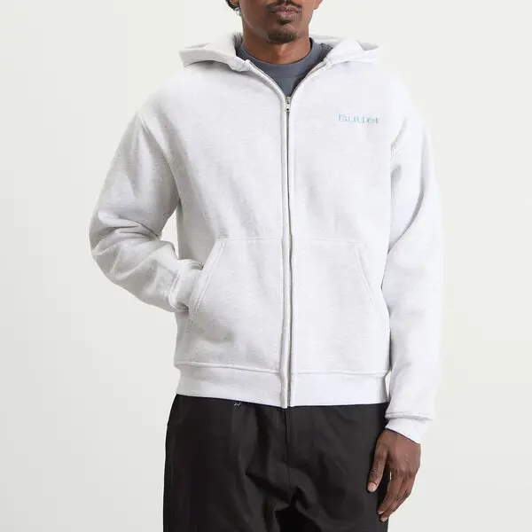 BUTTER GOODS Internationale Zip Hoodie - Ash