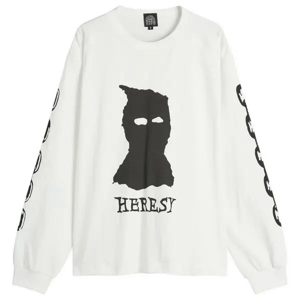 HERESY Cultist Long Sleeve T-shirt - Ecru
