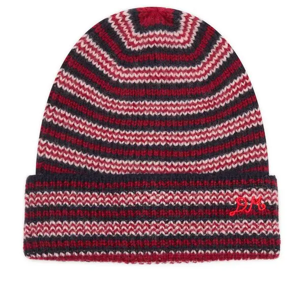 DAMSON MADDER Striped Wool Beanie - Multi