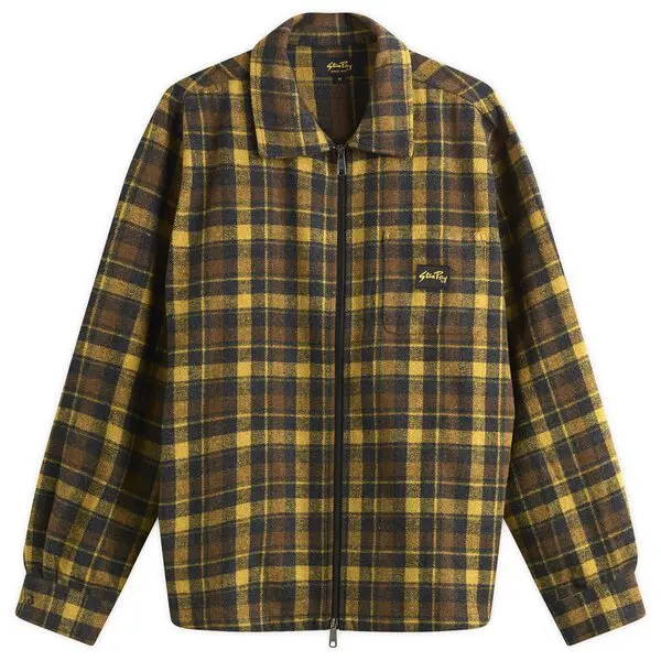 STAN RAY Zip Shirt - Acorn Plaid