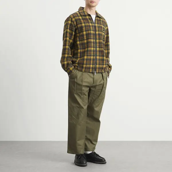 STAN RAY Zip Shirt - Acorn Plaid