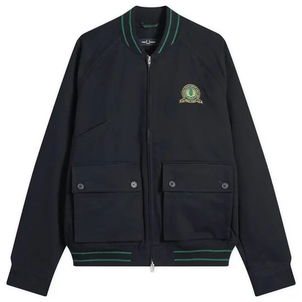 Fred Perry Tennis Badge Bomber Jacket