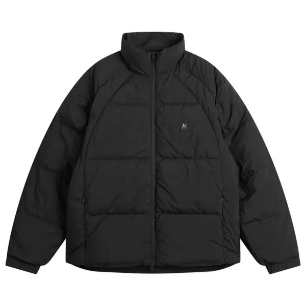 REPRESENT Funnel Neck Puffer Jacket - Black