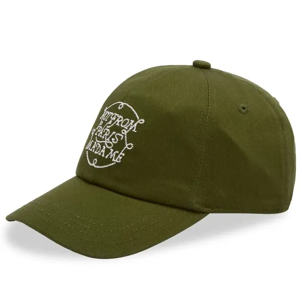 Drole De Monsieur Braided Slogan Cap - Khaki