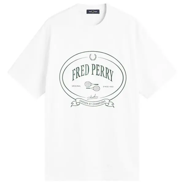 Fred Perry Chosen Champions T-shirt - Snow White