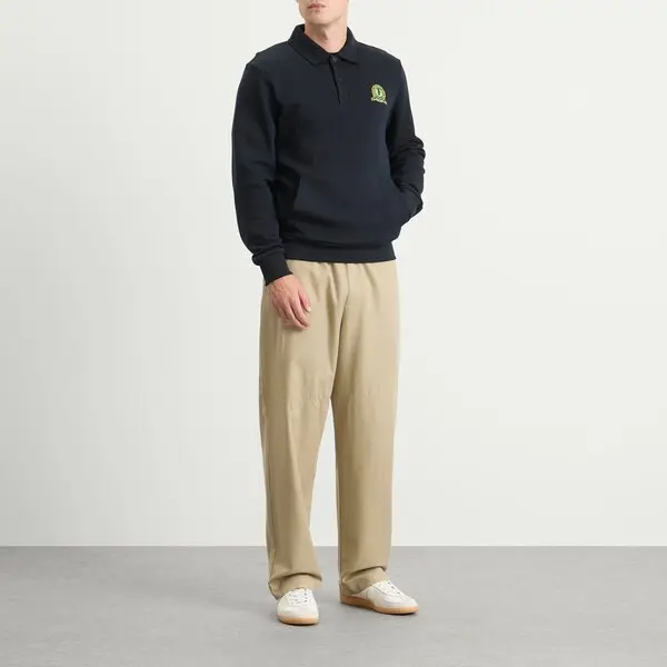 Fred Perry Tennis Badge Collared Sweatshirt