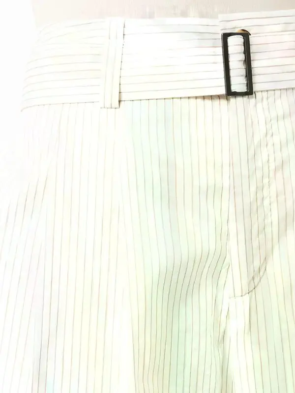 FORME D'EXPRESSION Belted Flared Shorts