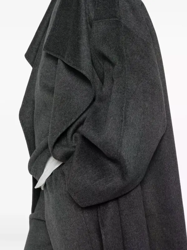 THE FRANKIE SHOP Collarless Wrap Coat