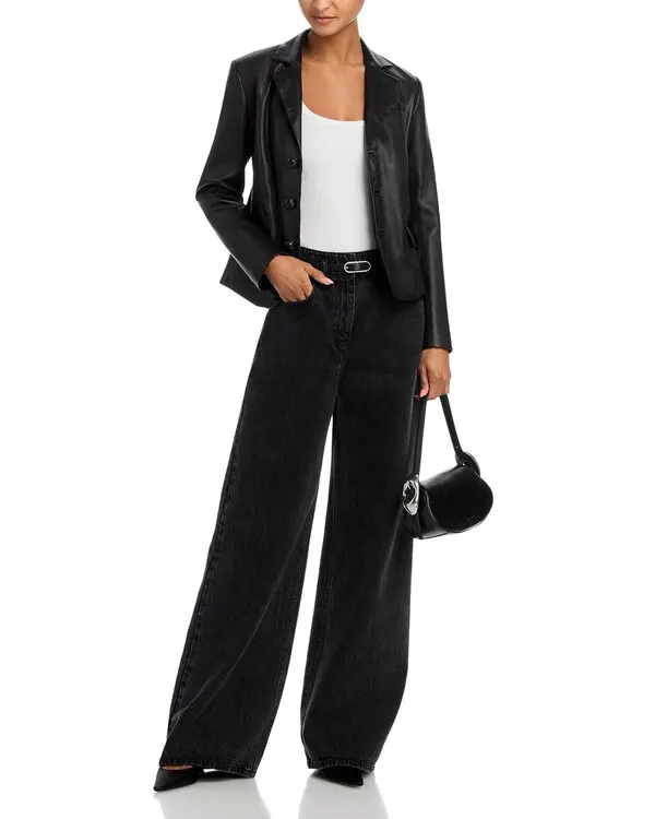 FRAME The Leather Smart Blazer