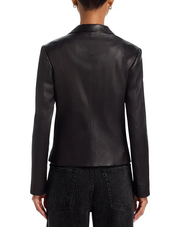 FRAME The Leather Smart Blazer