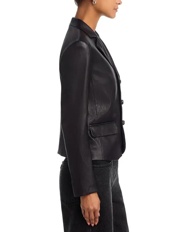 FRAME The Leather Smart Blazer