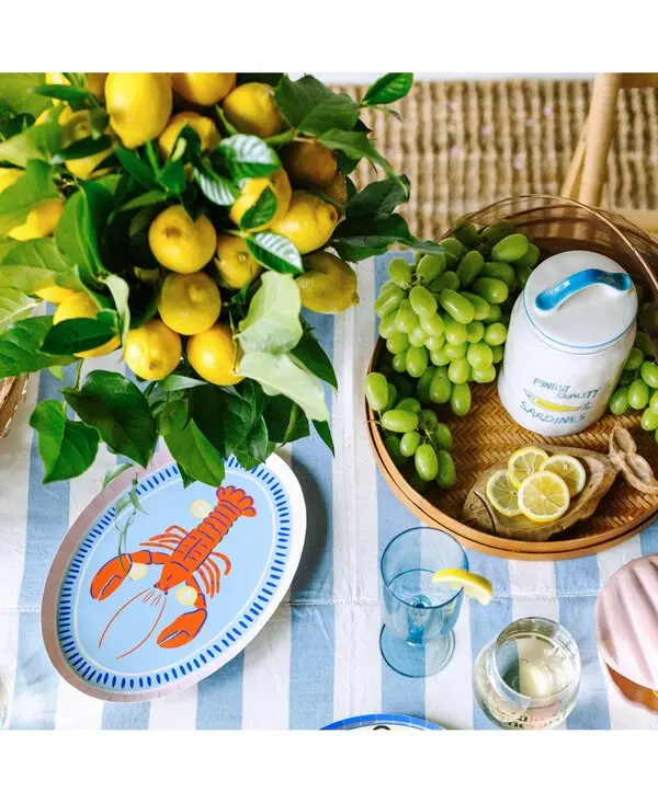 JOLLITY & CO Le Dinner Lobster Extra Large Paper Plates, Set Of 8