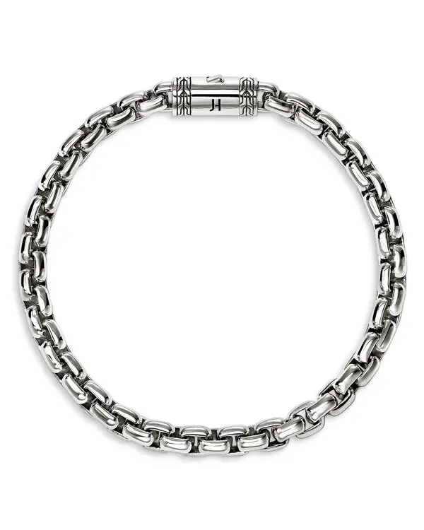 John Hardy Sterling Box Chain Bracelet - Silver