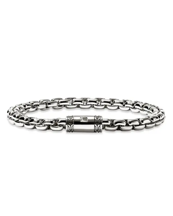 John Hardy Sterling Box Chain Bracelet - Silver