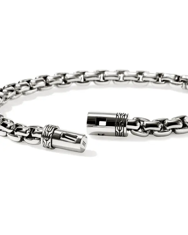 John Hardy Sterling Box Chain Bracelet - Silver