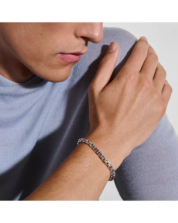 John Hardy Sterling Box Chain Bracelet