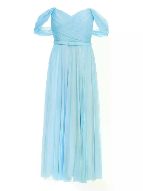 ANA RADU Off-shoulder Tulle Dress