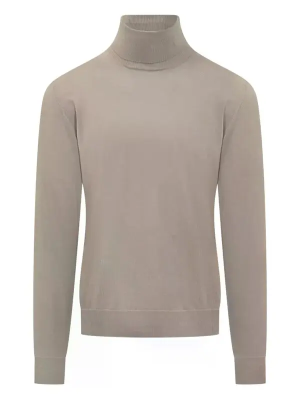 FILIPPO DE LAURENTIIS Turtleneck Wool Sweater - Neutrals