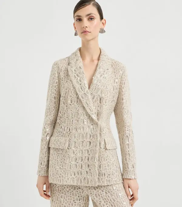 Brunello Cucinelli Mohair-silk-linen-blend Blazer