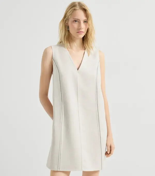 Brunello Cucinelli Virgin Wool Mini Dress