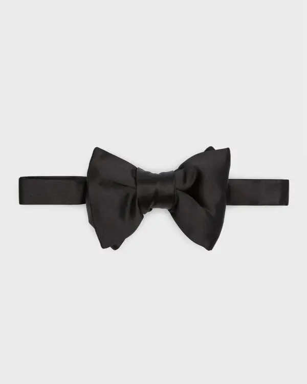 TOM FORD Pre-tied Silk Bow Tie - Black
